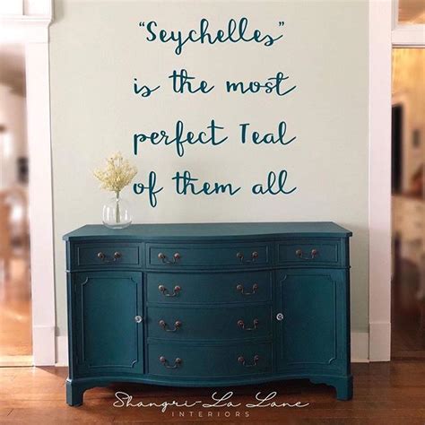 Refinished Sideboard With Seychelles And Black Wax