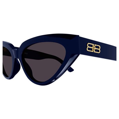 Balenciaga Bb0270s 004 Blue Sunglasses Woman