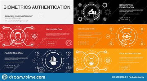 Face Detection Palm Recognition Stock Vector Illustration Of Trendy