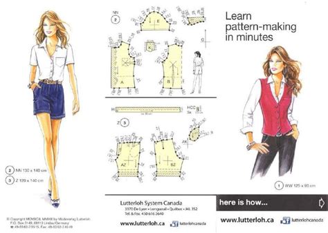Fitting Pattern For Lutterloh Pdf Pattern Dress Templates Clothes