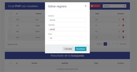 GitHub Sergio Gonzalez Crud Interactivo Bootstrap PHP