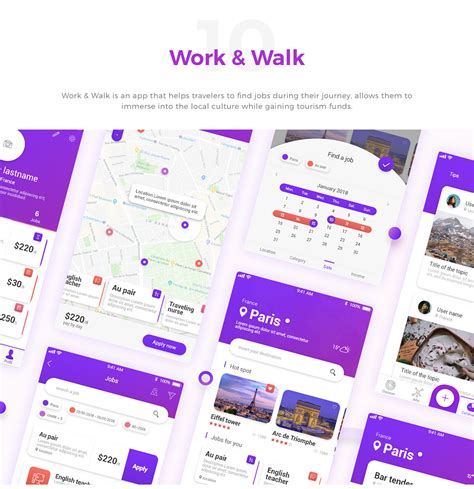 UI UX Interaction Design Selection 2018 On Behance