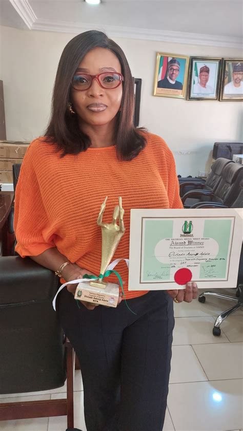 Yours Truly Was A Few Days Ago Emerged The 2022 Nigeria Media Merit Award Nmma Best
