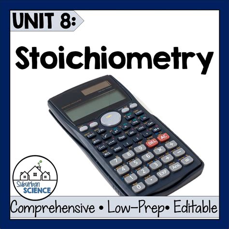 Unit 8 Stoichiometry Suburban Science