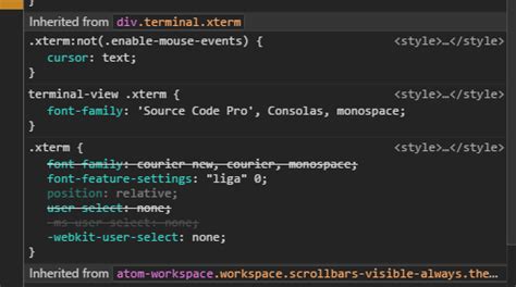 Change Font In Issue Jsmecham Atom Terminal Tab GitHub