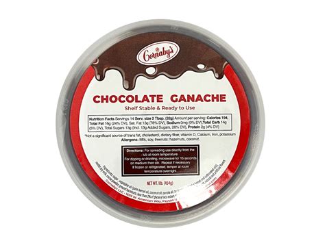 Cornabys Chocolate Ganache 16 Oz