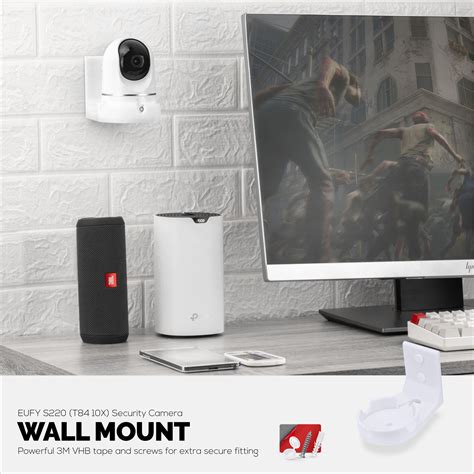 Wall Mount For Eufy Security S220 T84 10x Indoor Cam Security Camera