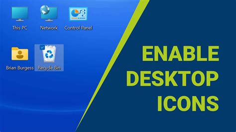 How To Enable Desktop Icons Windows Pro YouTube