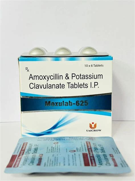Amoxicillin Potassium Clavulanate Tablet 625 Mg At ₹ 5500box In Solan
