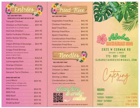 Aloha Hawaiian Bbq Menu Order Online
