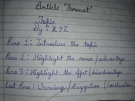 What Is Format Of Article Writing Edurev Class 10 Question What Is Format Of Article Writing Edurev Class 10 Question