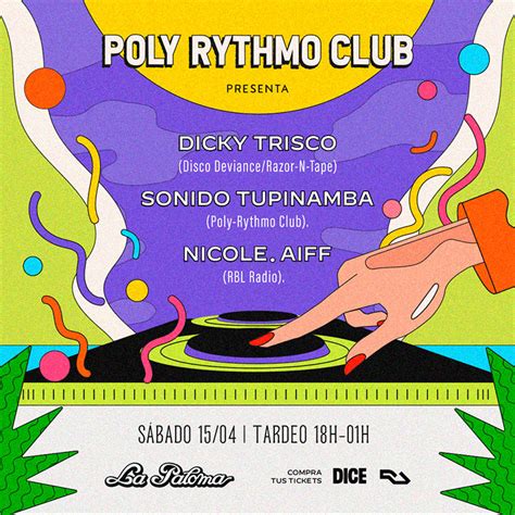 Poly Rythmo Club Se Celebrará En La Paloma Fantasticmag