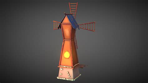3d Stylized Windmill Model Turbosquid 2025022