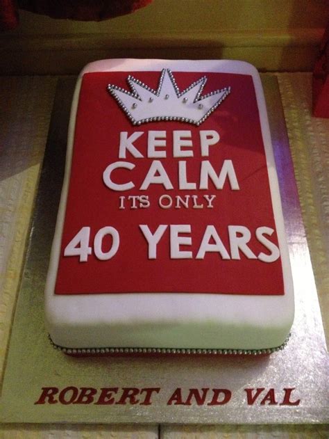 Ruby Wedding Cake Ruby Wedding Cake Wedding Anniversary Cakes Ruby Cake