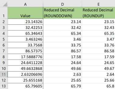 How To Reduce Decimals In Excel Sheetaki