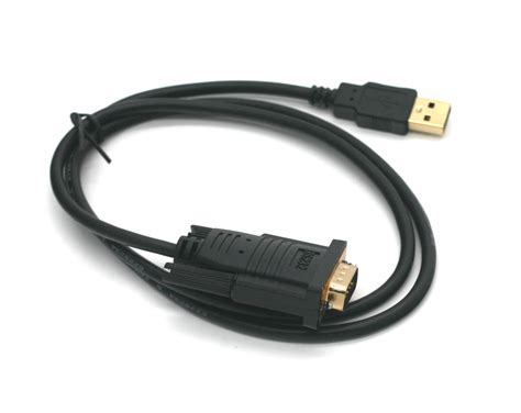Usb A To Db9 Male Serial Port Adapter Prolific Gt Chipset 3ft Think Cables Search