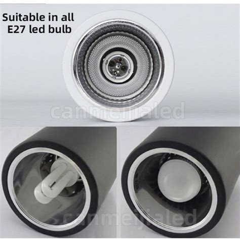 Free Replaceable Bulb】 Led Downlight Surface E27 Ceiling Light Spotlight 3 5 4 Inches For Home