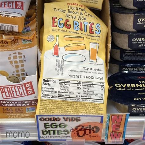 new trader joe s uncured turkey bacon and cheese sous vide egg bites