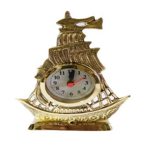 Antique Boat Brass Clock At ₹ 480piece Moradabad Id 20498114930