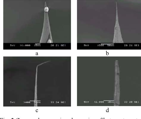 Figure 2 From Tips For Shear Force Microscopy Fabricated By Controlled