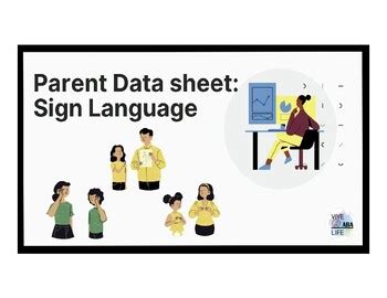 ABA Parent Data Sheet Sign Language Editable By VIVE ABA LIFE
