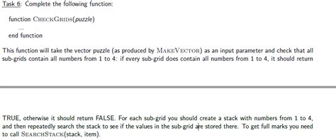 Solved Task Complete The Following Function Function Chegg