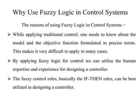Fuzzy Logic Controller Pptx Programming Languages Computing