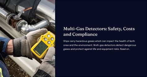 Multi Gas Detectors Safety Costs And Complianceblogs