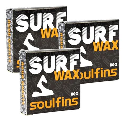 Parafina Surf Kit 3 Unidades Wax Surf 80g Soul Fins Mercadolivre