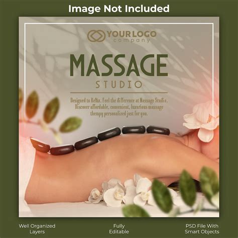 Luxury Massage Ad Psd High Quality Free Psd Templates For Download