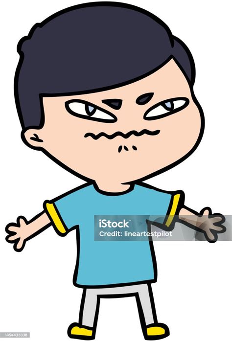 Cartoon Exasperated Man Stock Illustration Download Image Now Adult