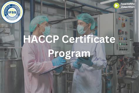 Haccp Certificate Program — Ifpti