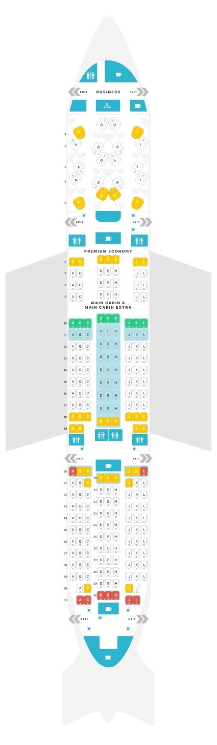 American Airlines Seating Map Cabinets Matttroy