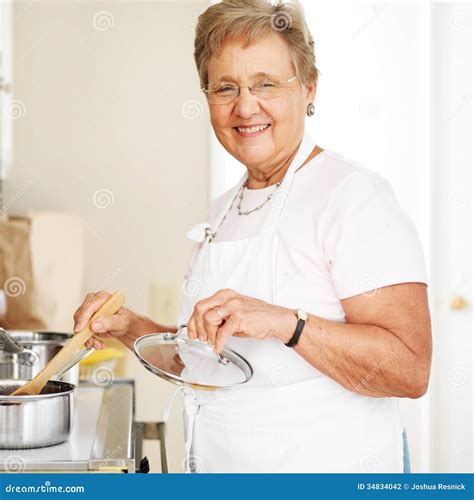 Grouchy Old Lady Cooking