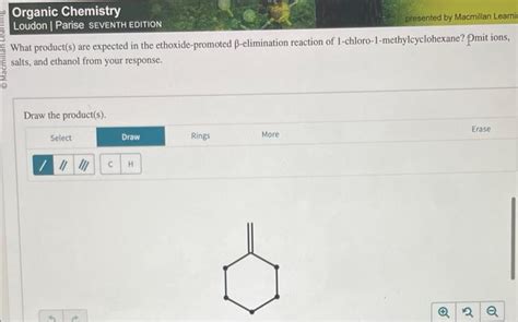 Solved What Products Are Expected In The Ethoxide Promoted