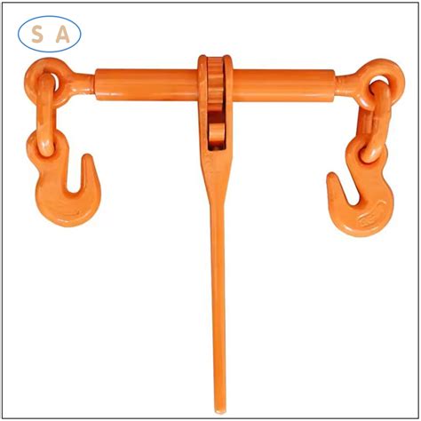 carbon steel g80 ratchet type load binder with hooks for mining power
