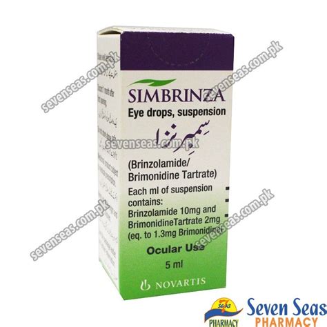 Simbrinza Dro 5ml Seven Seas Pharmacy Pakistan Online Pharmacy