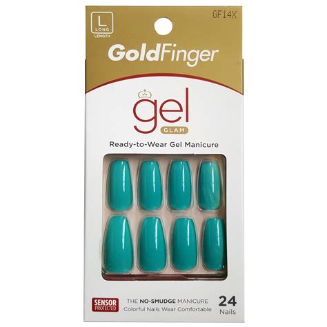 Kiss Goldfinger Gel Glam Manicure Nails Gf93