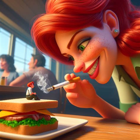 Big Sandwich Tiny Snack By Magicelam On Deviantart