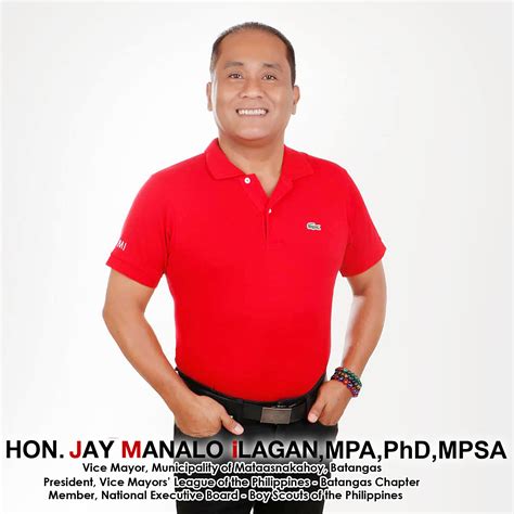 Jay Manalo Ilagan Pusong Batangan Patuloy Na Maglilingkod Sa Inyo