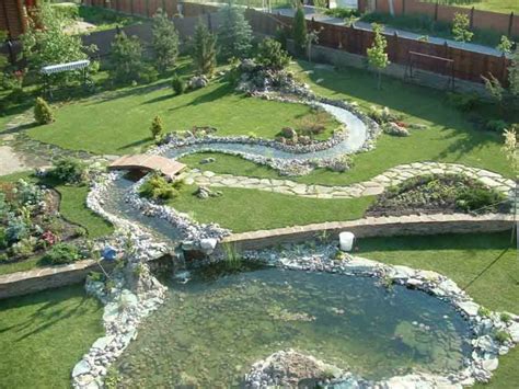 Декоративные пруды на загородных участках | Garden pond design, Pond ...
