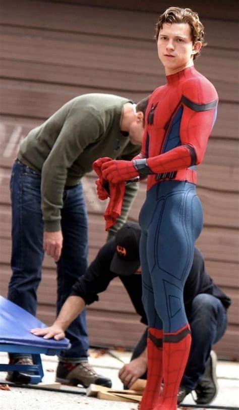 Spiderman By Tom Holland Men In Tight Pants Spiderman Suits Tom