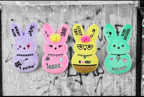 Punk Emo Peeps Plush 15 Personalized Easter T Etsy