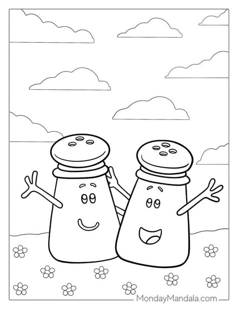 Blues Clues Salt And Pepper Coloring Pages