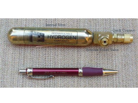 Solid H Hydrogen Storage Container Bl18 Series Hydrogen Components Inc