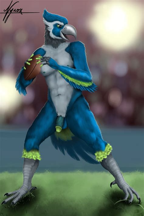 Rule 34 Anthro Avian Beak Bird Bird Feet Blitz Blue Body Blue