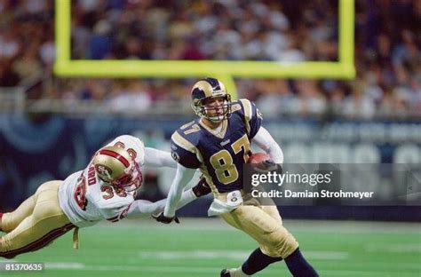 St Louis Rams Ricky Proehl In Action Making Catch Vs San Francisco