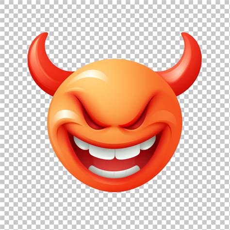 Sinister Emoticon Smiling Face With Horns Emoji