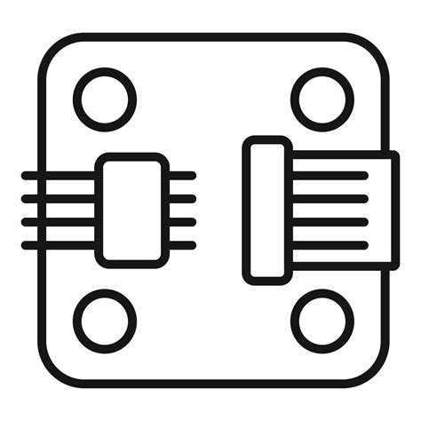 Phone Piece Gyroscope Icon Outline Vector Phone Accelerometer 14651856