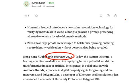 Polygon Teams Up To Launch Palm Recognition Proof Of Humanity Protocol